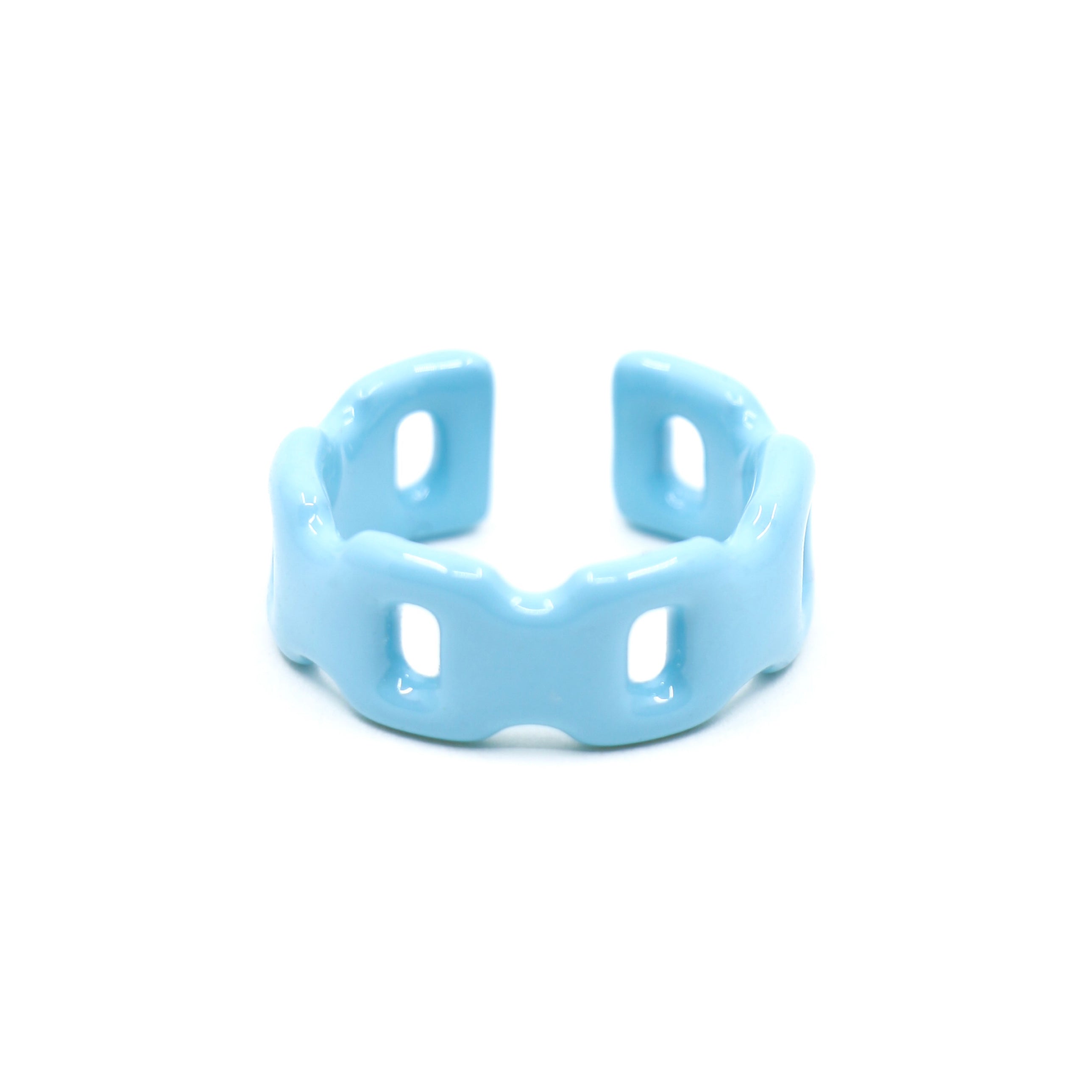 Link Ring, Powder Blue – mon cher moi